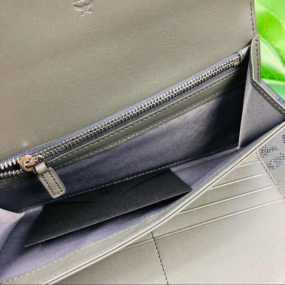 MCM | Bags | Sale Mcm Grey Large Wallet Trifold New | Poshmark